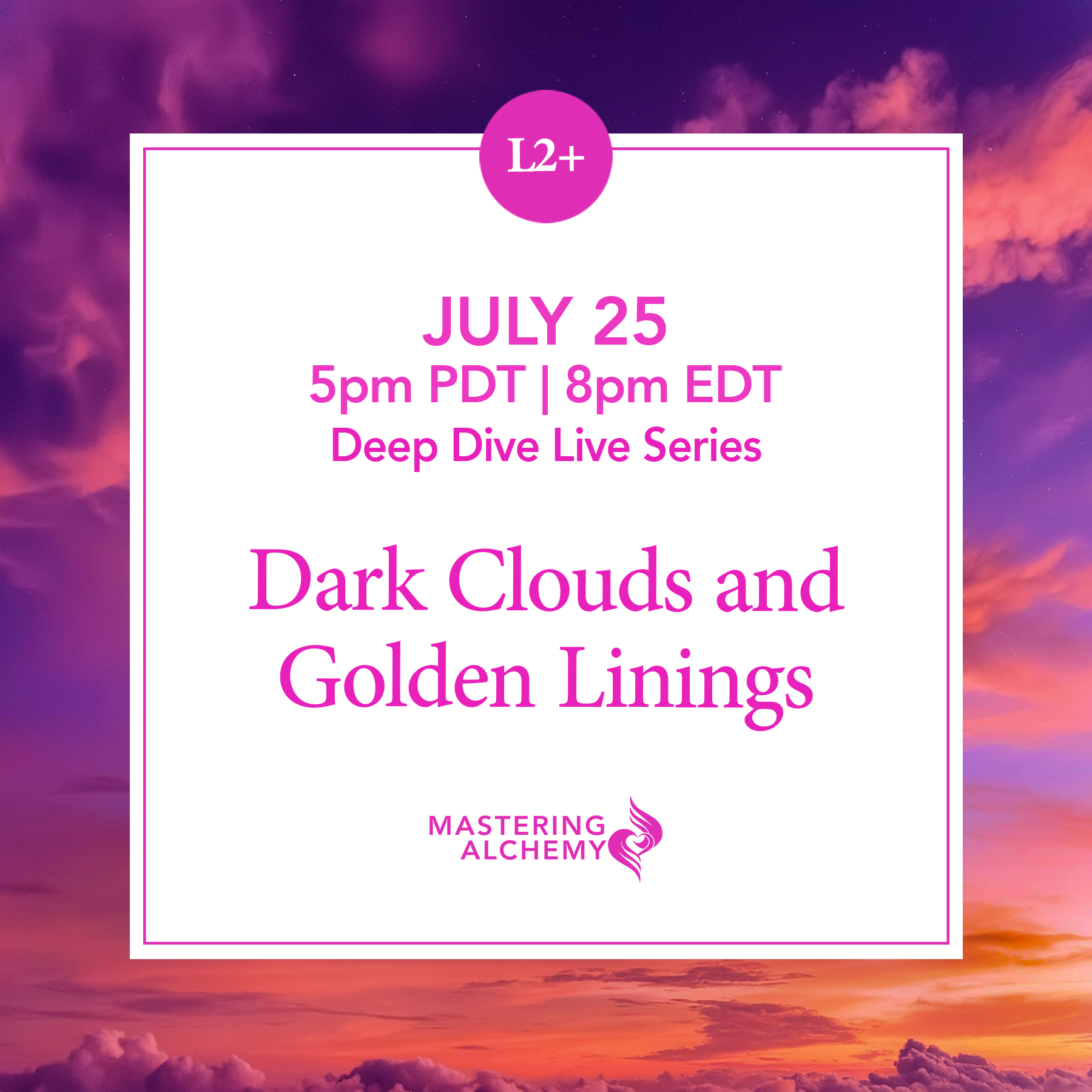 Events - Mastering Alchemy